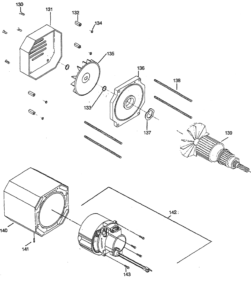 Titan Epic 447EX UNITEC Motor Complete