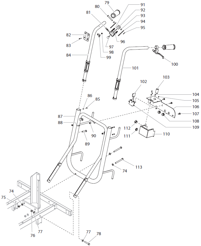 Titan PowrLiner 6950 Cart Assembly II